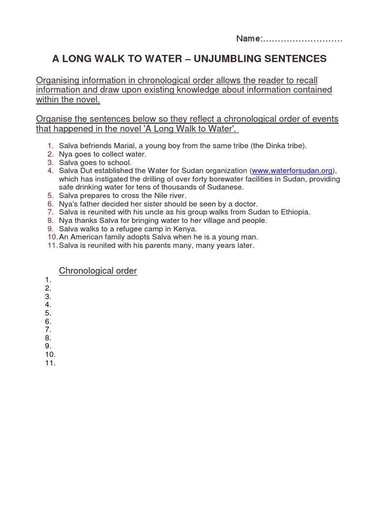 Unjumbling Sentences | PDF