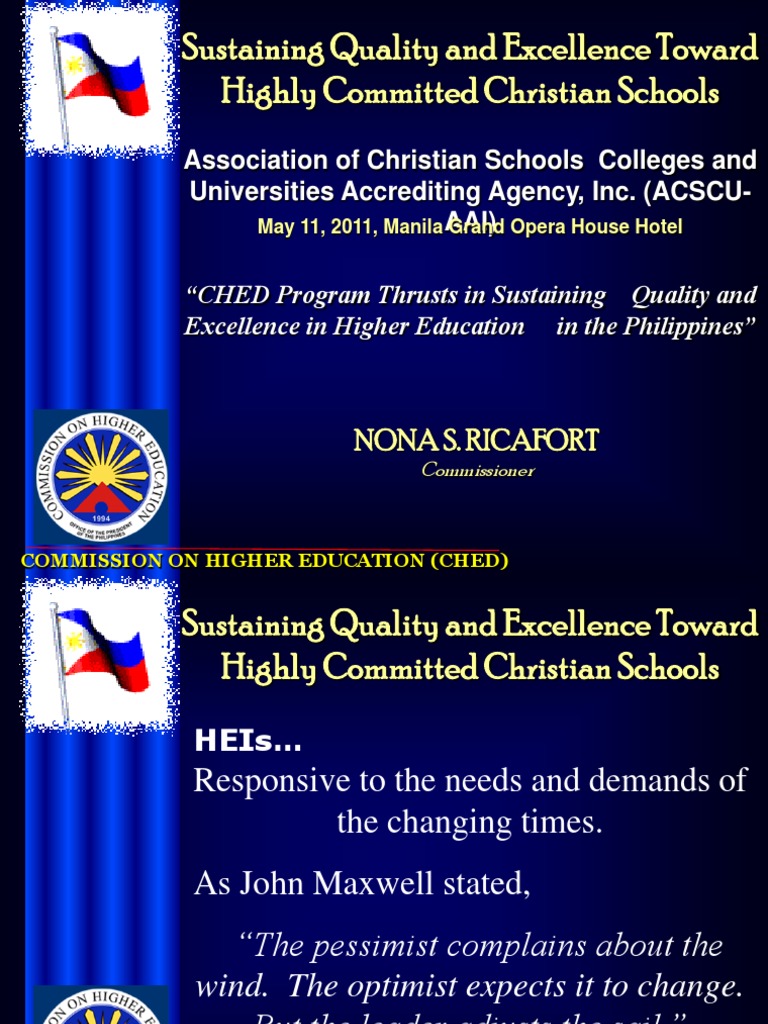 ACSCU-Accrediting Agency 2011 | PDF | Higher Education | Academic Degree