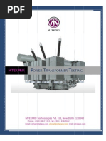 Transformer Test Procedure | PDF | Transformer | Electrical Resistance ...