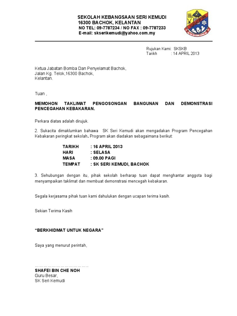 SKSKB_MEMOHON_TAKLI MAT_PENCEGAHAN_KEBAKARAN | PDF