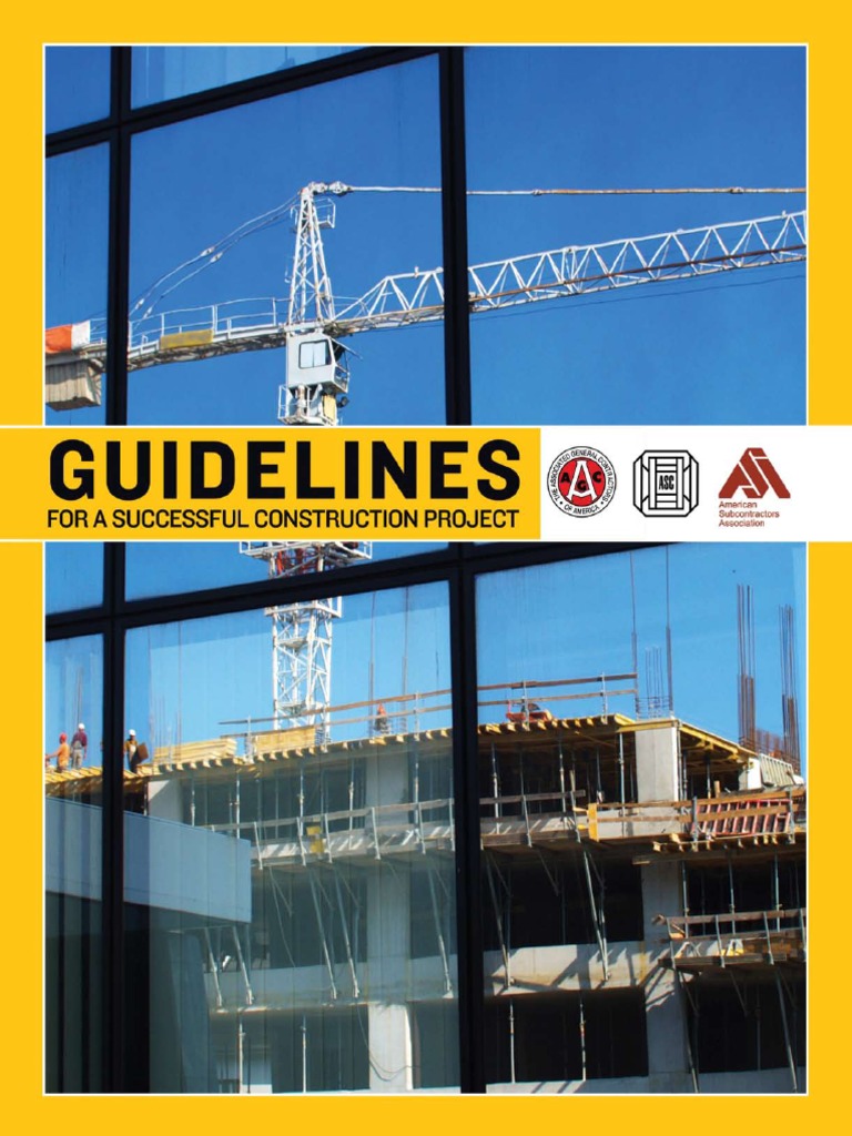 AGC, ASA, ASC - Guidelines For A Successful Construction Project | PDF ...
