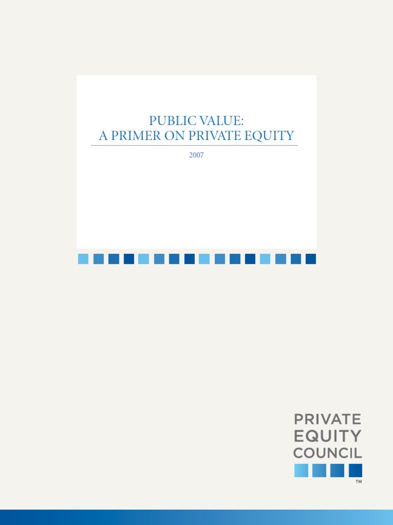 Understanding Private Equity's Impact | PDF | Private Equity | Investor