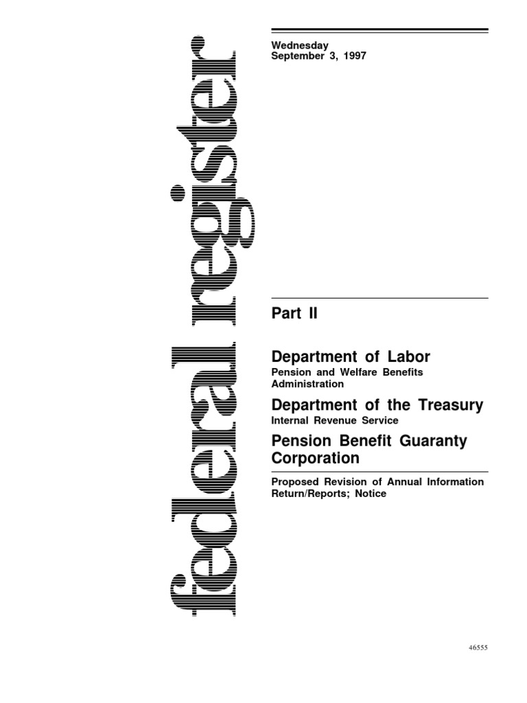 Department of Labor: 97 22878a | PDF | Internal Revenue Service | Irs ...