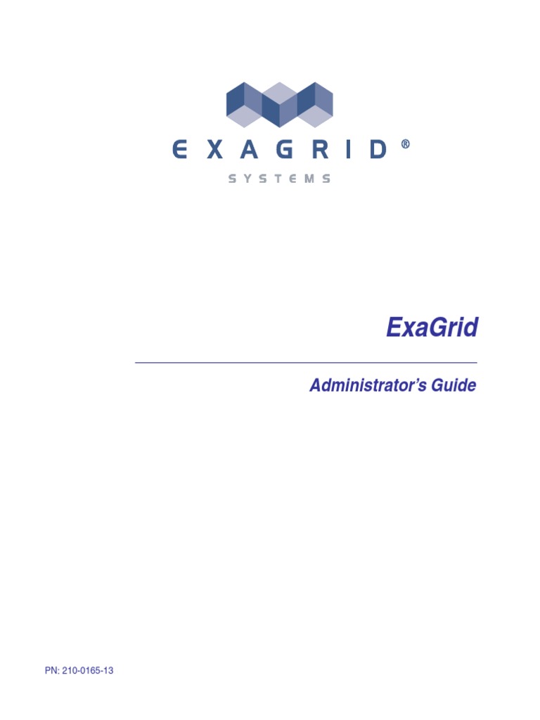 ExaGrid Admin Guide | PDF | Backup | Network Interface Controller