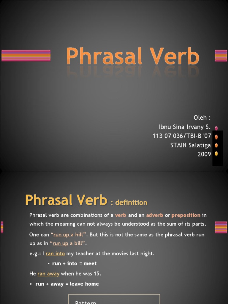 Phrasal Verb Show | PDF | Phrase | Preposition And Postposition