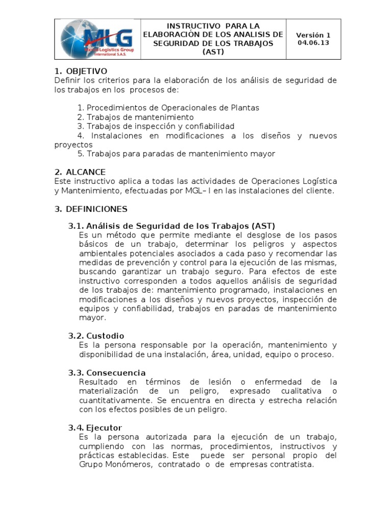 Instructivo para La Elaboracion de Los Analisis de Seguridad de Los ...