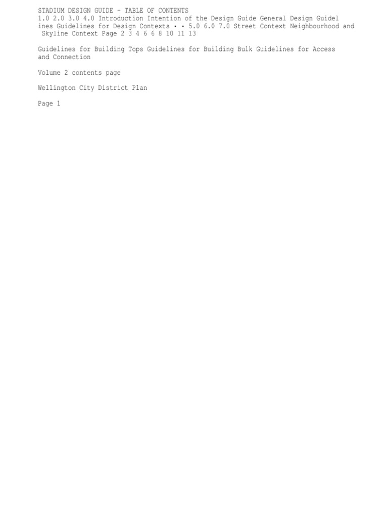 Stadium Planning and Construction | PDF | Composition (Visual Arts ...