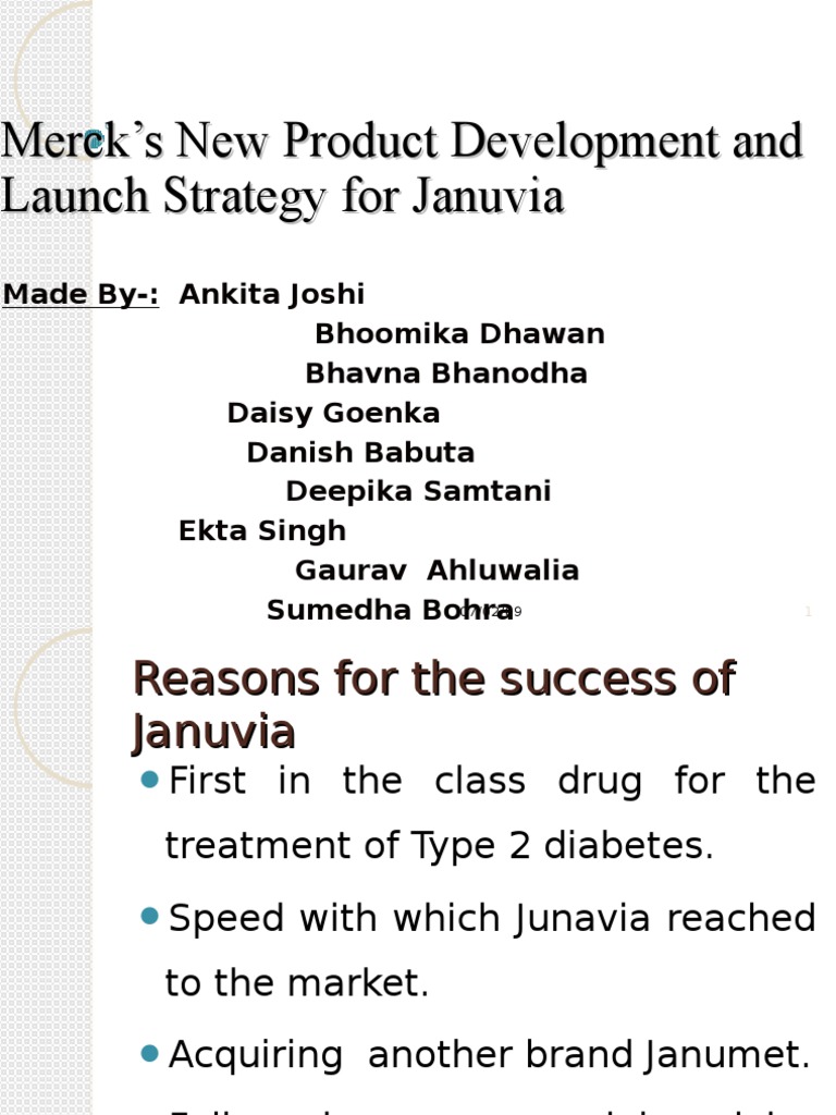 Merck's New Product Development and Launch Strategy For | PDF