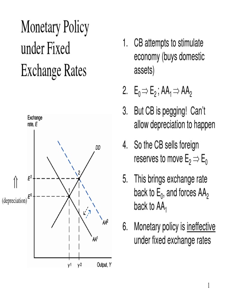 Fixed Rates Macro Policy | PDF | Fixed Exchange Rate System | Monetary ...