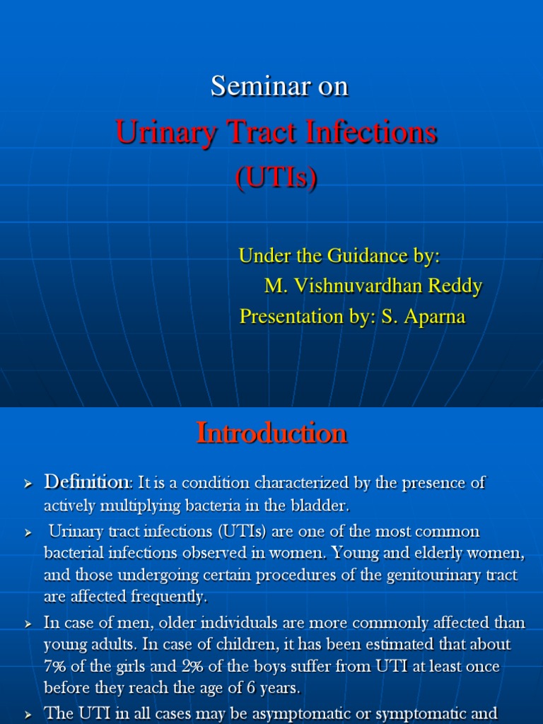 Urinary Tract Infections-1 | PDF | Urinary Tract Infection | Medical ...