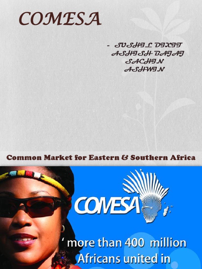 Comesa | PDF | Trade | Free Trade