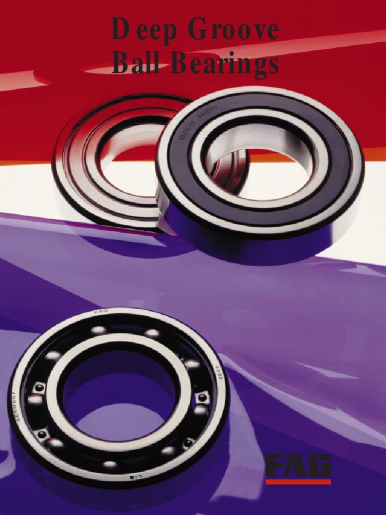 FAG Bearing | PDF | Bearing (Mechanical) | Mechanical Engineering