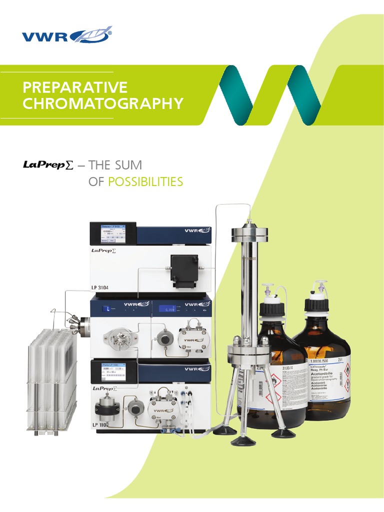 Preparative Chromatography: - The Sum of | PDF | Chromatography | Pump