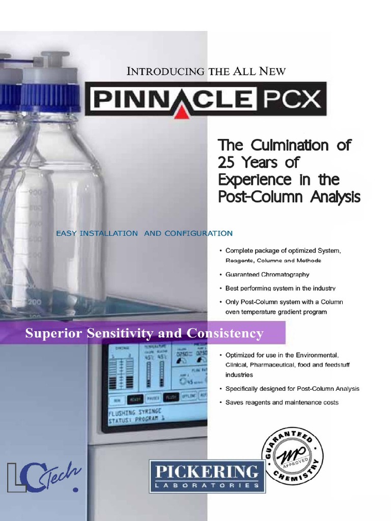 Pinnacle PCX | PDF | High Performance Liquid Chromatography | Hvac