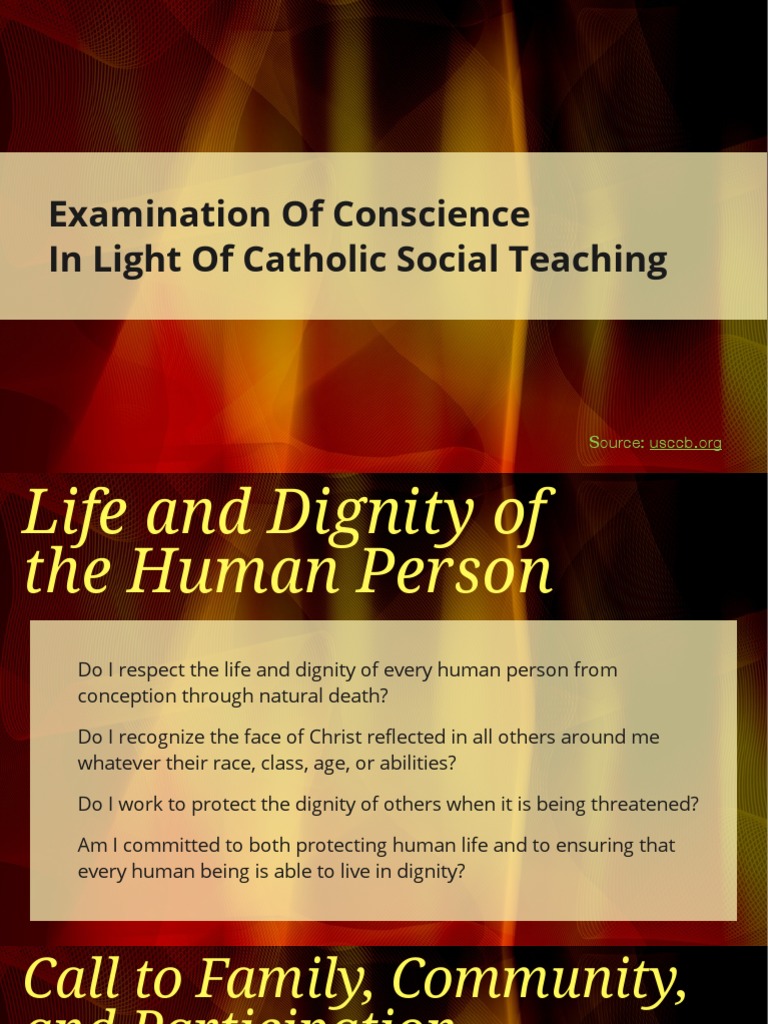 Catholic Social Teaching Reflection Guide | PDF | Catholic Social ...