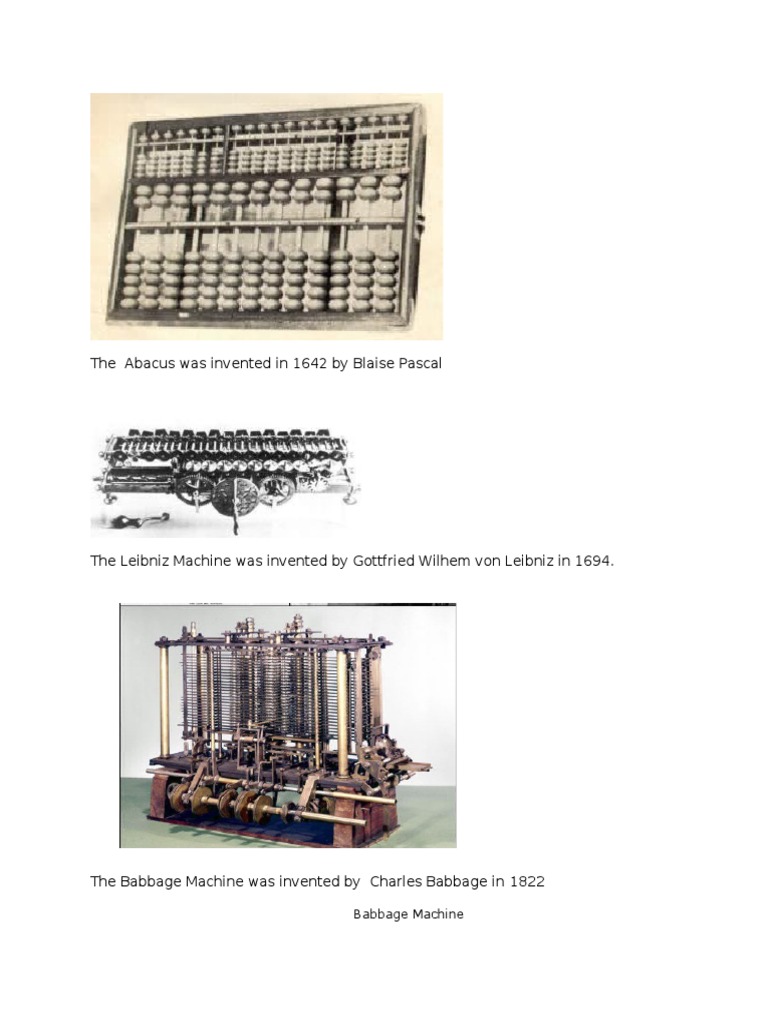 The Abacus Was Invented in 1642 by Blaise Pascal | PDF | Art | Classics