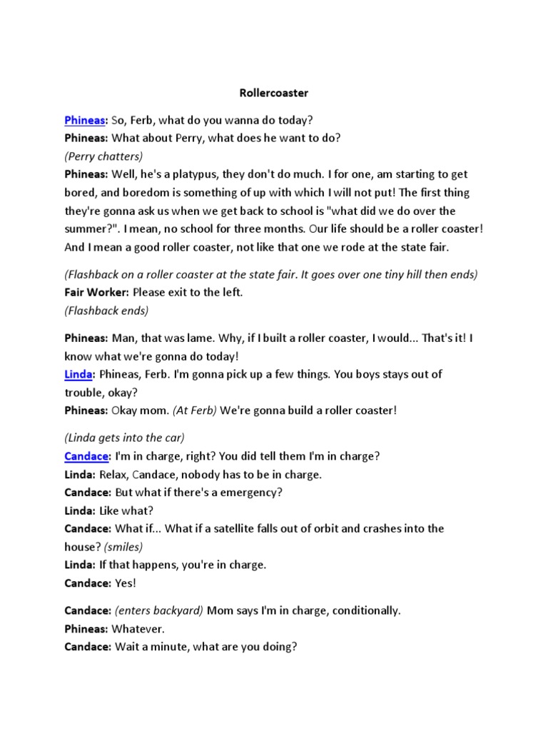 Rollercoaster | PDF | Animated Characters | Leisure