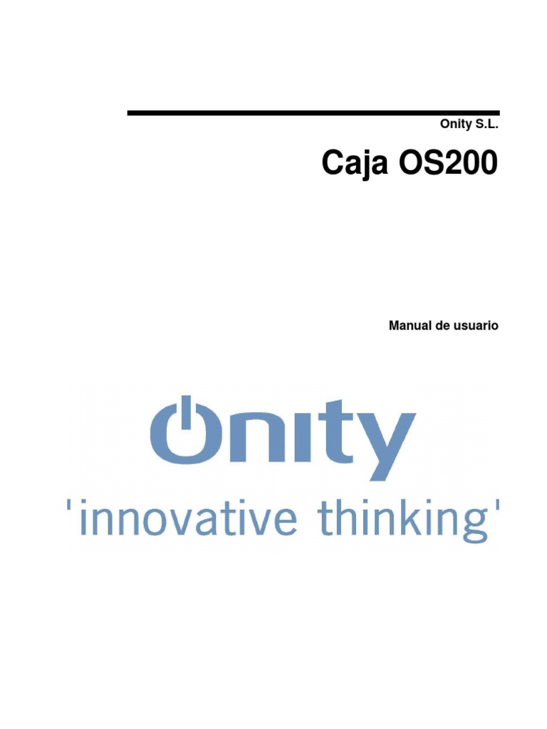 Caja Fuerte Onity Os200 Manual de Usuario SP | PDF | Aperturas de ...