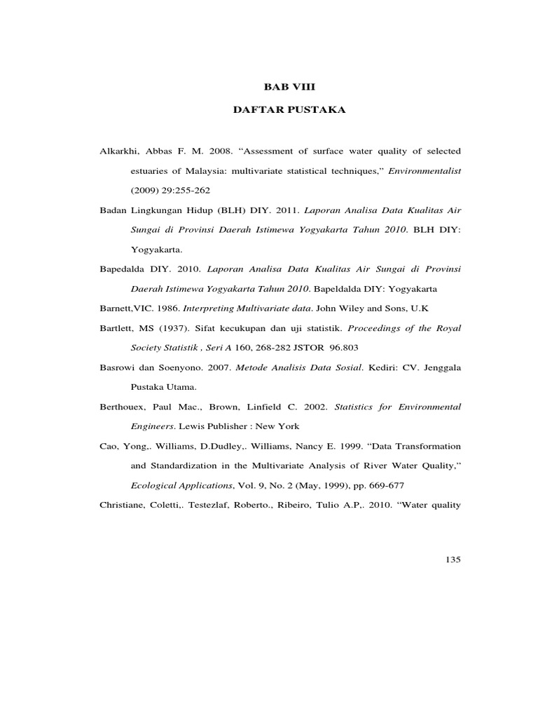 Daftar Pustaka Urut Mung Jeneng Neng TA Tok | PDF