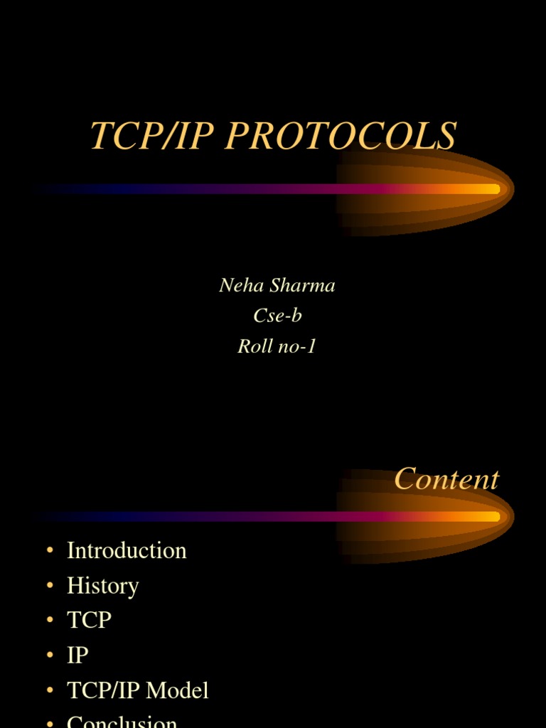 TCP/IP Protocols | Download Free PDF | Internet Protocol Suite | Internet Protocols