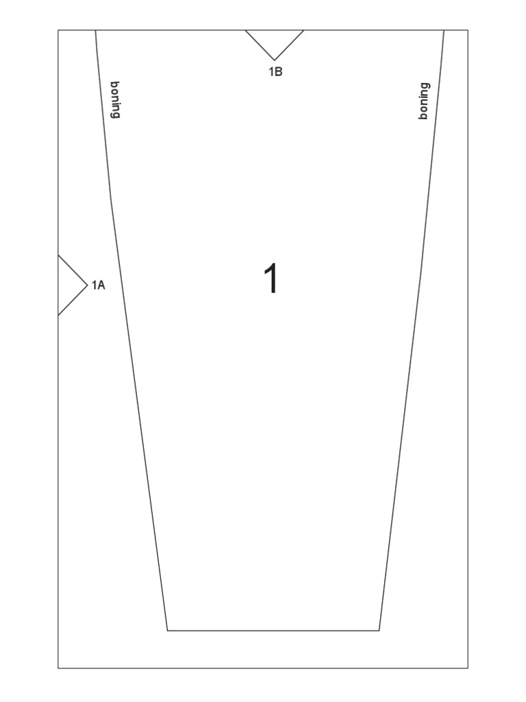 Iris Corset Pattern Original | PDF