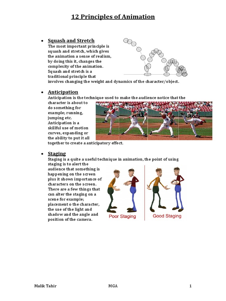12 Essential Animation Principles | PDF | Animation | Leisure