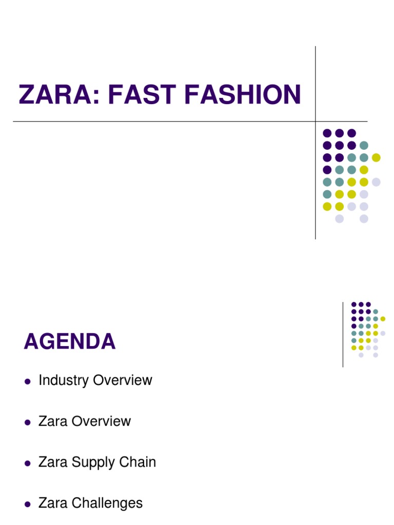 ZARA's Agile Supply Chain | PDF | Economics | Business