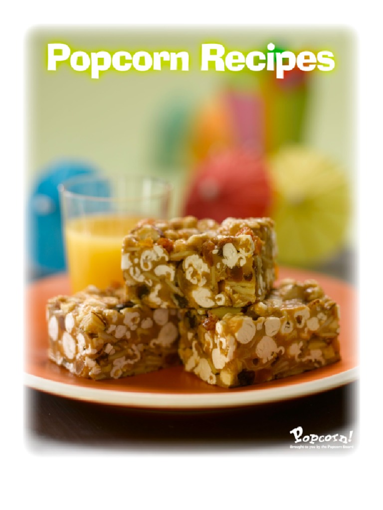 Popcorn Recipe Book | PDF | Popcorn | Butter