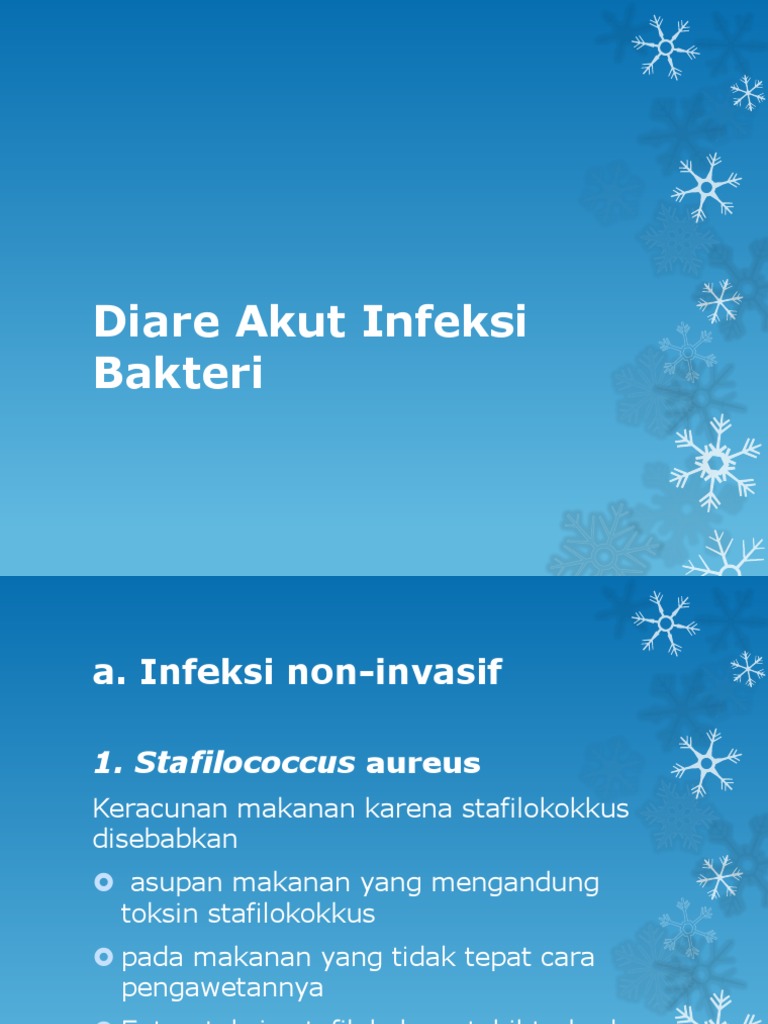 Diare Akut Infeksi Bakteri | PDF