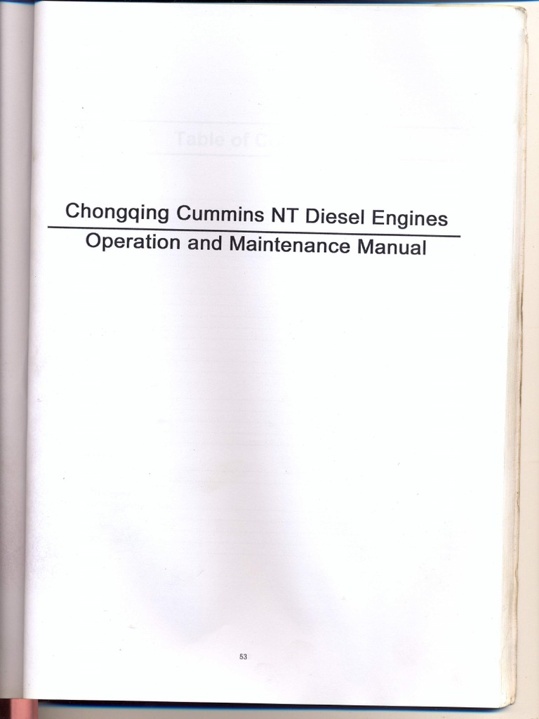 Cummins NT Maintenance Manual | PDF