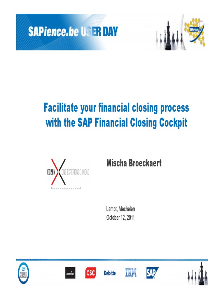 SAP Financial Closing Cockpit Overview | PDF | Finance & Money ...
