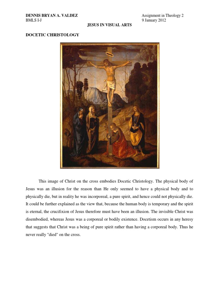 Docetic Christology in Visual Art | PDF | Nativity Of Jesus | Christology