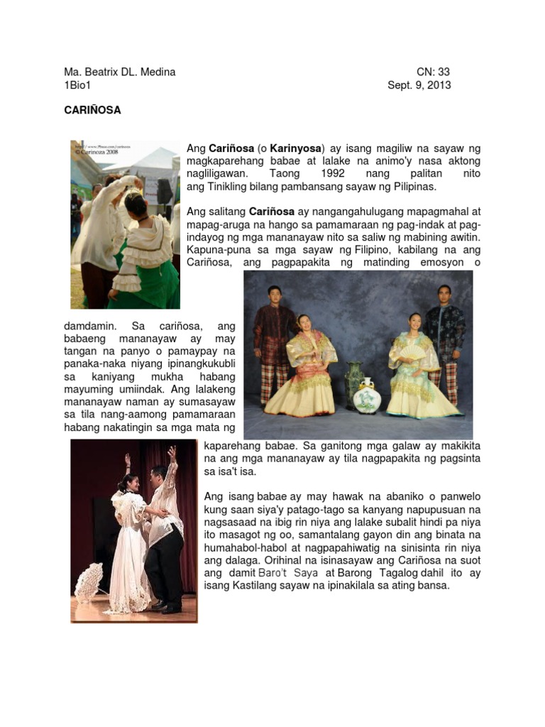 Pambansang Sayaw Ng Pilipinas