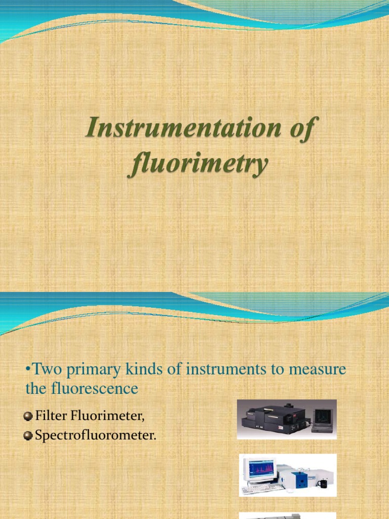 Flourimetry | PDF | Fluorescence Spectroscopy | Optical Filter