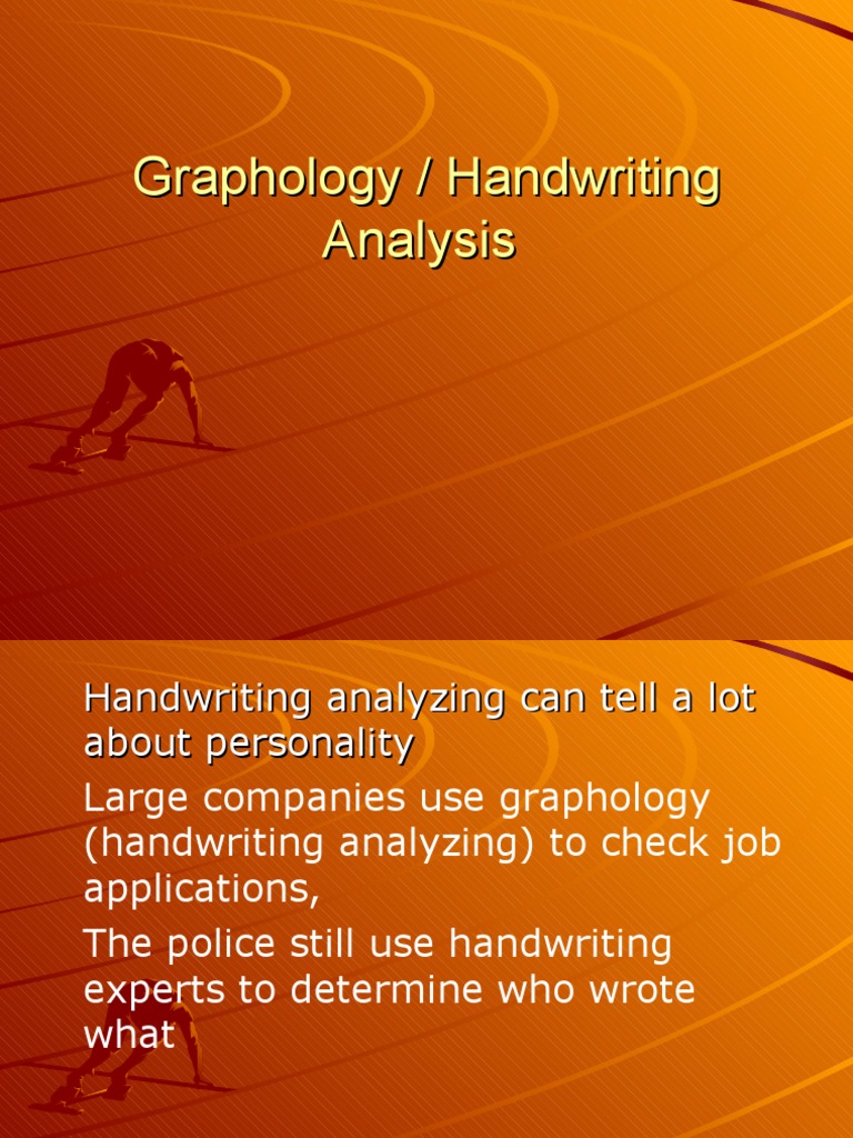 Graphology | PDF | Graphology | Optical Character Recognition