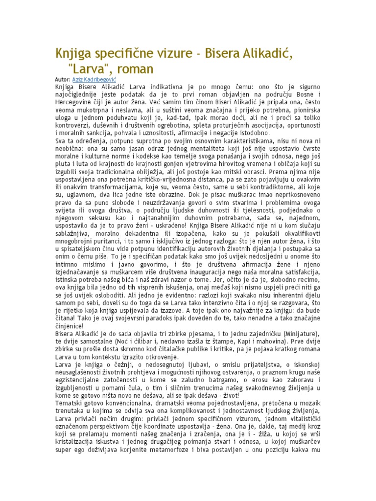 Bisera Alikadić | PDF