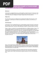 Trebuchet Arm Ratio Guide | PDF | Torque | Velocity