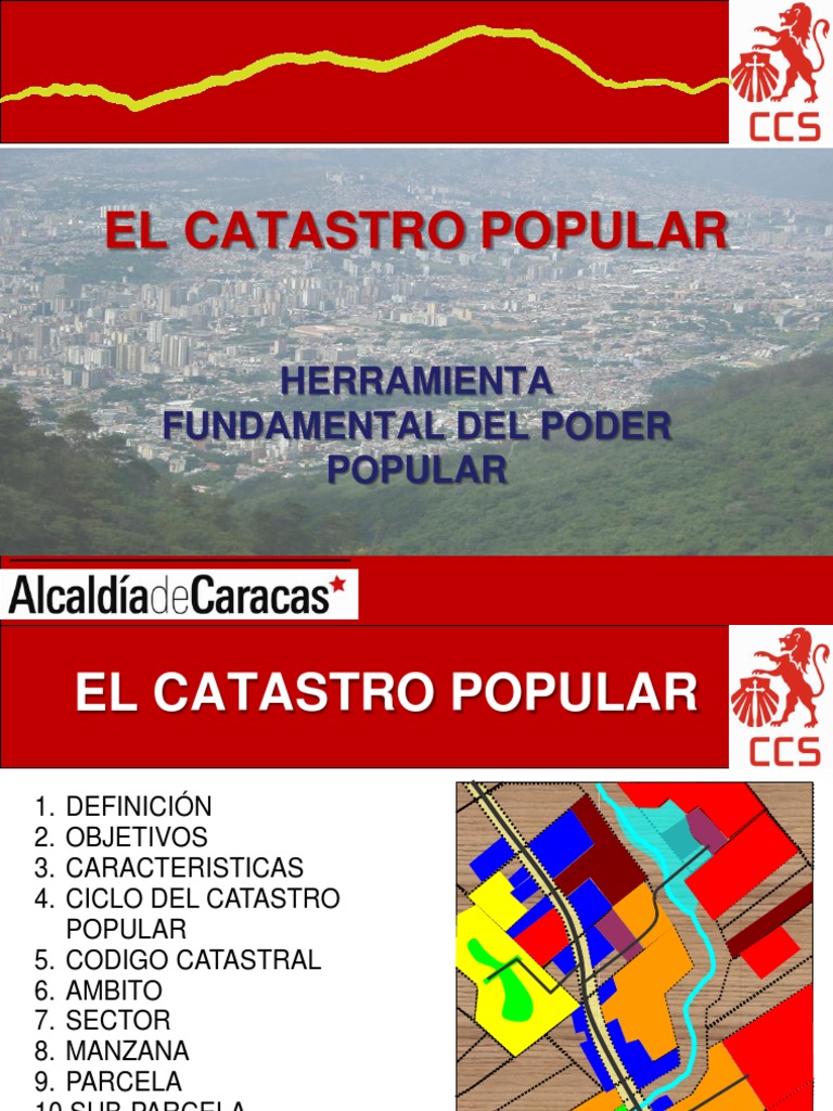 Definición y Objetivos del Catastro | PDF | Área rural | Propiedad
