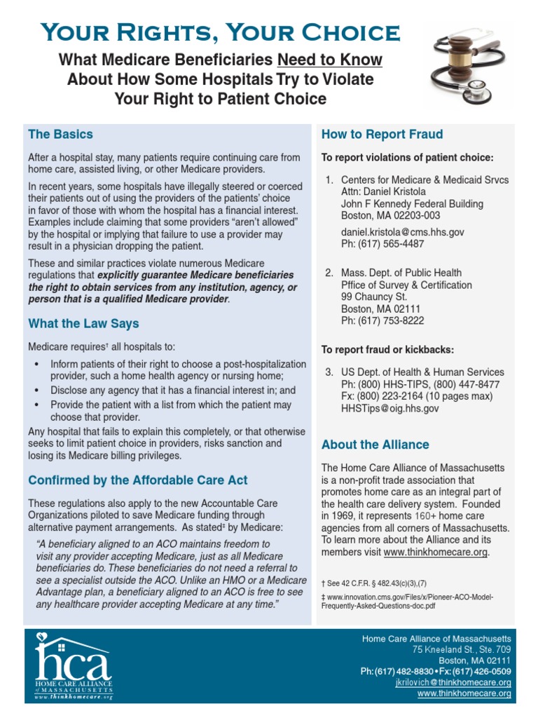 Your Care, Your Choice | PDF | Medicare (United States) | Home Care