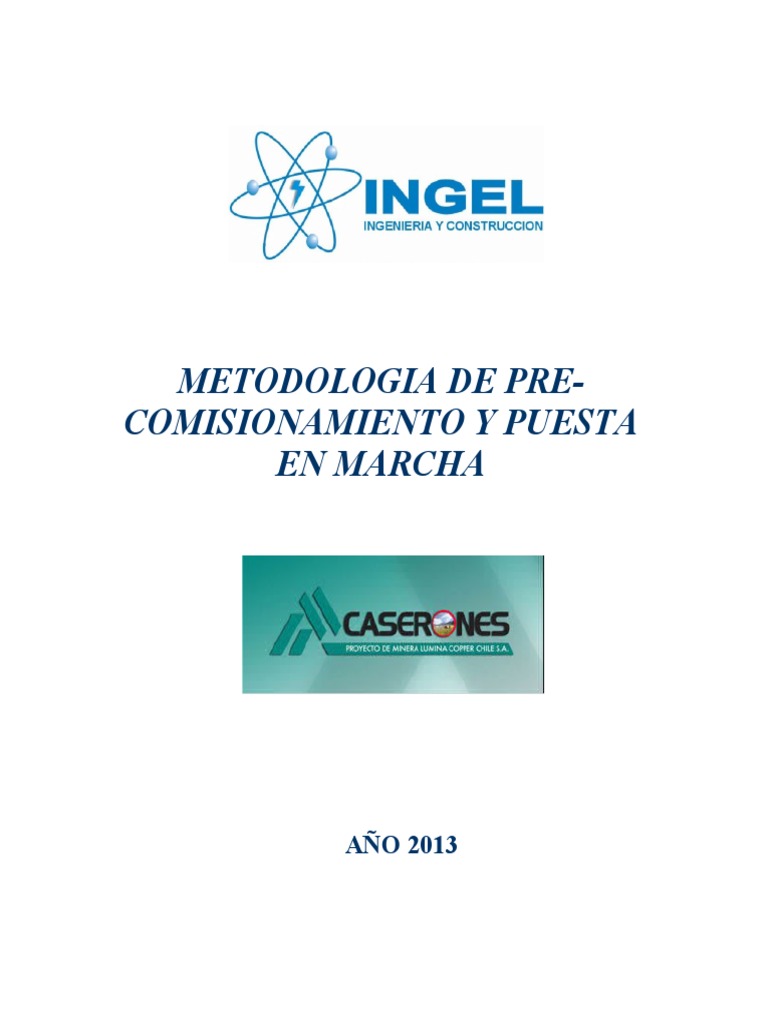 Metodología de Precom y Puesta en Marcha | PDF | Calidad (comercial) | Ingeniería