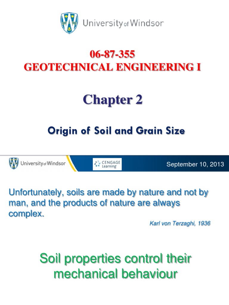 Chapter 2 Lecture - Mechanical Analysis of Soil Content | PDF ...
