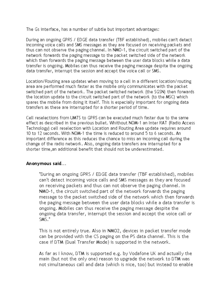 SGSN Explained | PDF