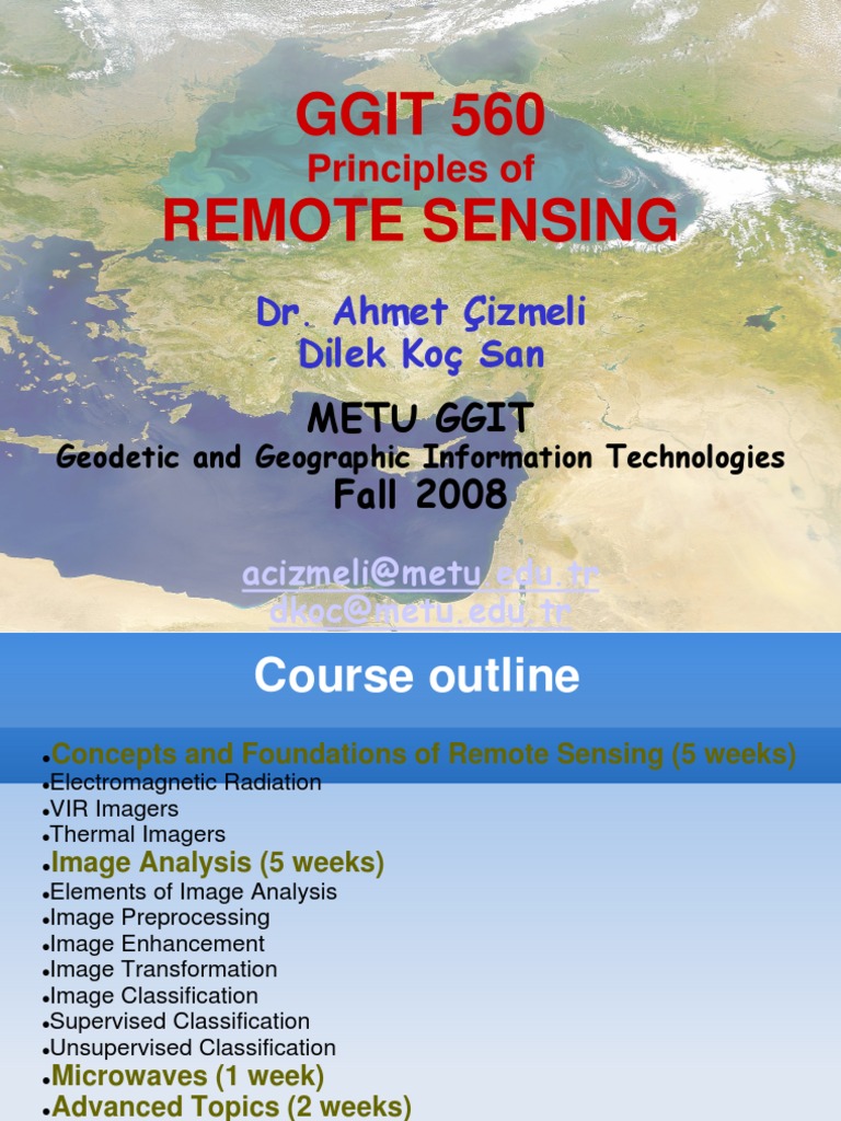Introduction To Remote Sensing | PDF | Scattering | Electromagnetic ...