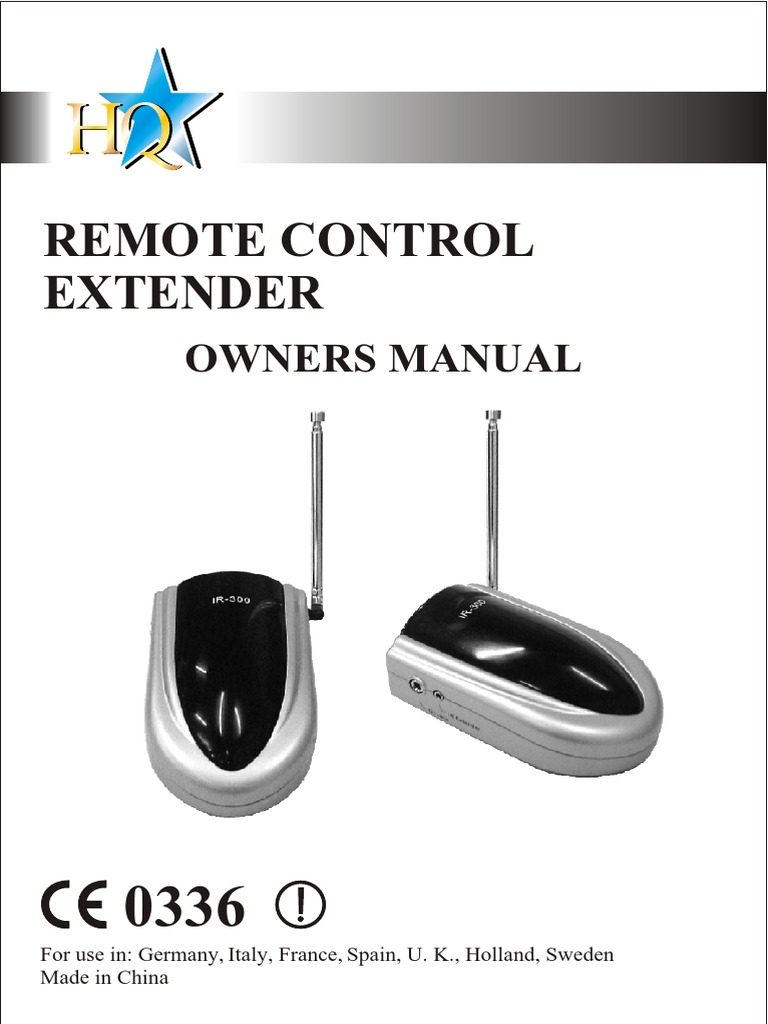 Manual Ir-Eggs2 Eng | PDF | Remote Control | Videocassette Recorder