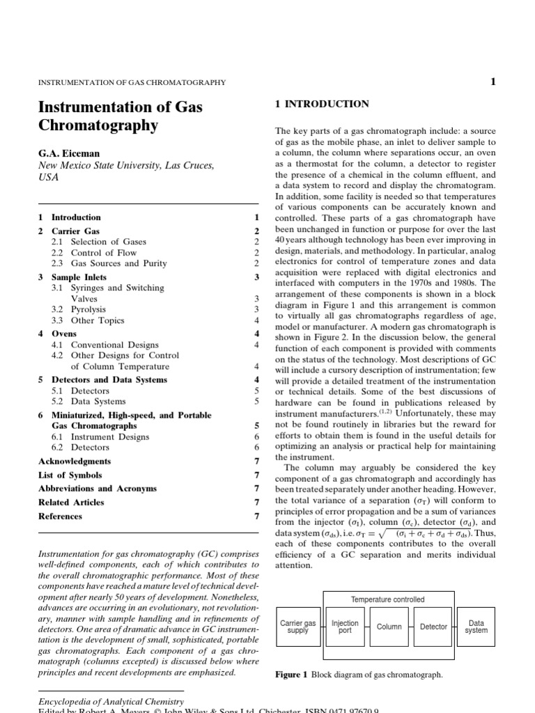 GC | PDF | Gas Chromatography | Chromatography