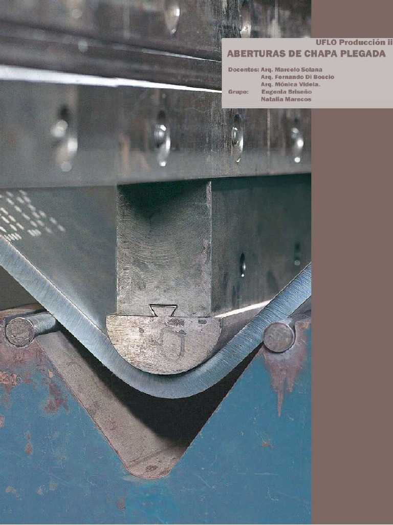 Chapa Plegada: Fabricación y Usos | PDF | Aluminio | Soldadura