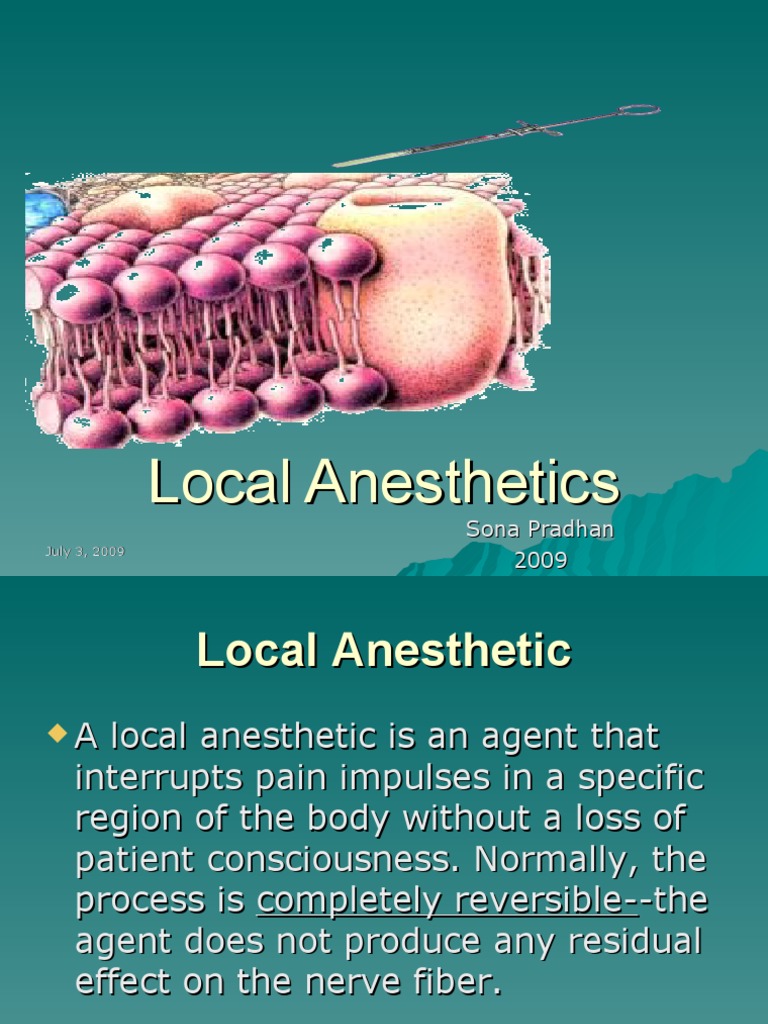 Local Anesthetics2 | PDF | Anesthesia | Action Potential