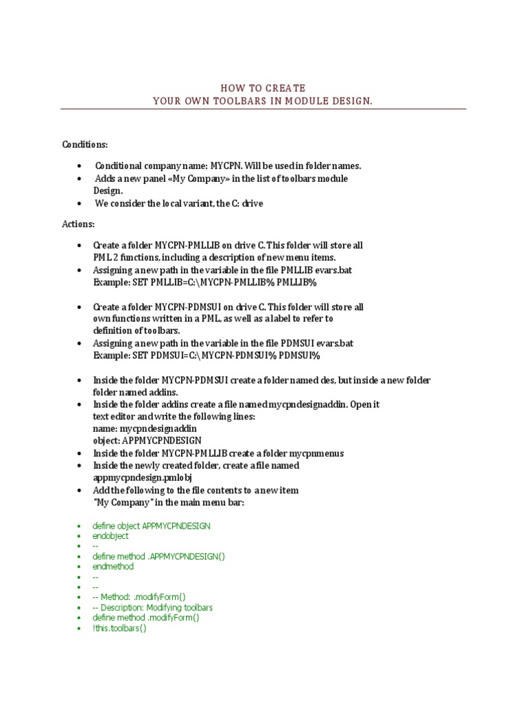 PDMS - Pml.addin Part2 EnglishSE | PDF