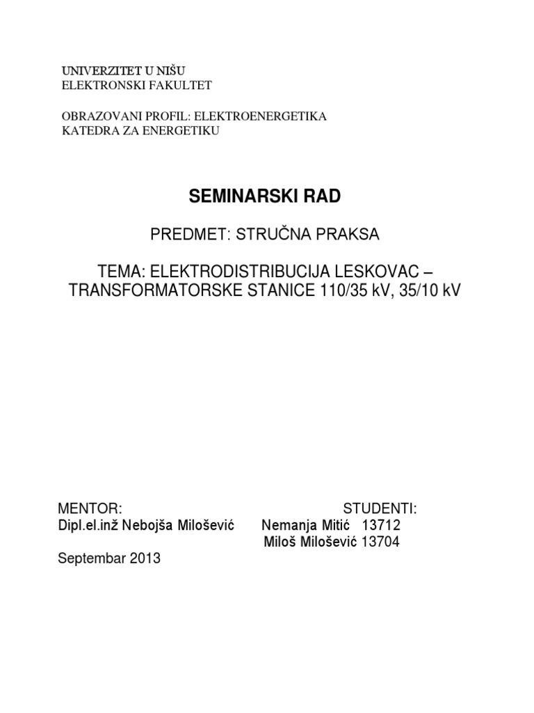 Strucna Praksa | PDF