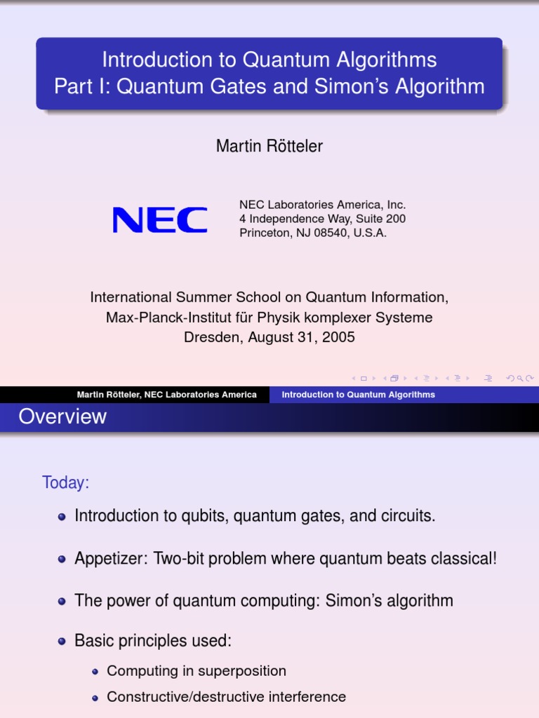 Roetteler All | PDF | Computational Complexity Theory | Time Complexity